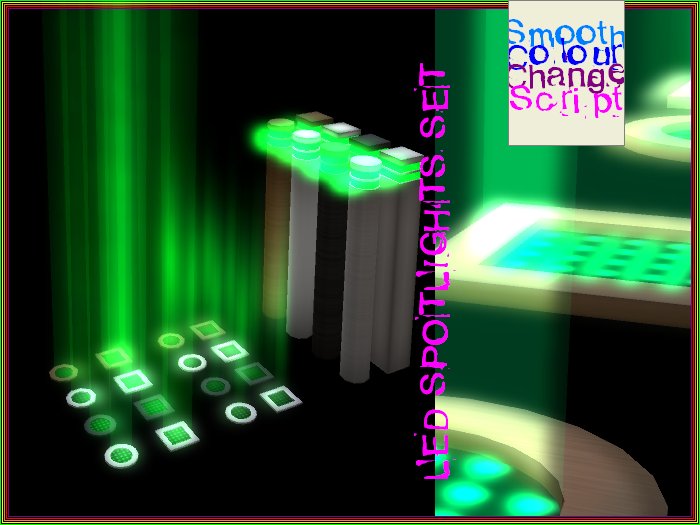 Second Life Marketplace - .prim worXX. copyable scripted LED spotlights ...